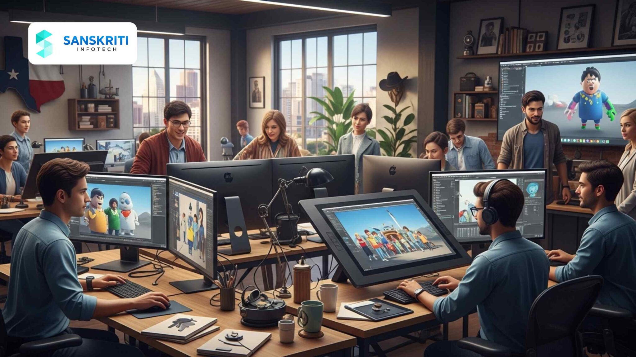 Best Animation Studios in Texas – Why Sanskriti Infotech Stands Out ...